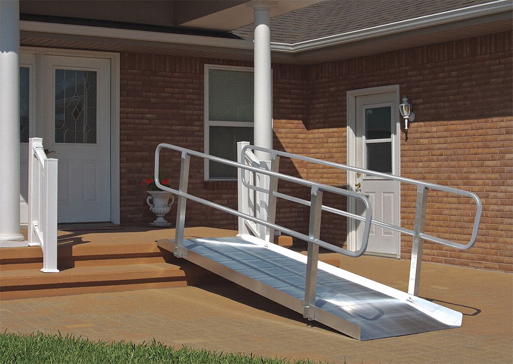 Wheelchair Ramp, 5 in Min Service Ht, Walk Ramp - 32KK69|XPS536 - Grainger