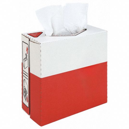 GRAINGER, Dispenser Box, Super Heavy Absorbency, Dry Wipe - 32KL15 ...