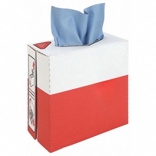 GRAINGER, Dispenser Box, Super Heavy Absorbency, Dry Wipe - 32KL18 ...