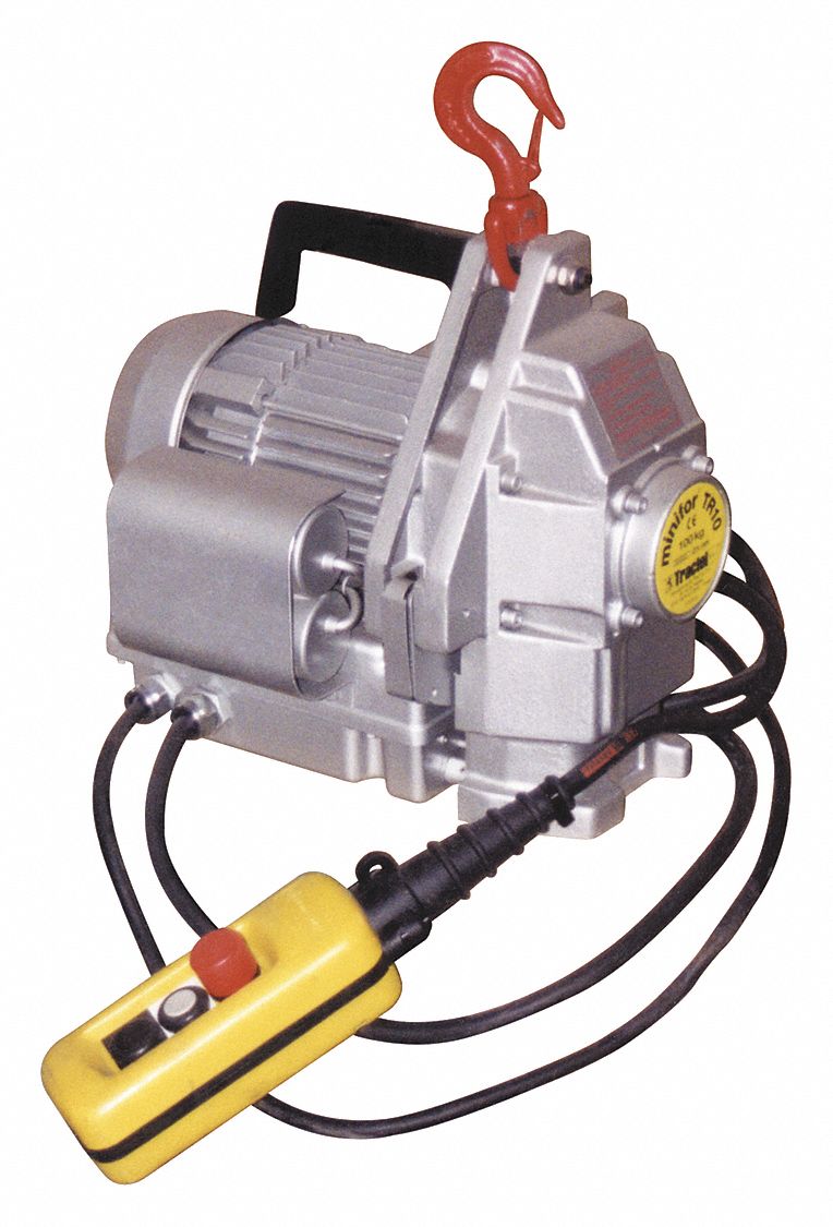 MINIFOR PORTABLE ELECTRIC HOIST 100KG 110V - Electric Wire Rope Hoists ...