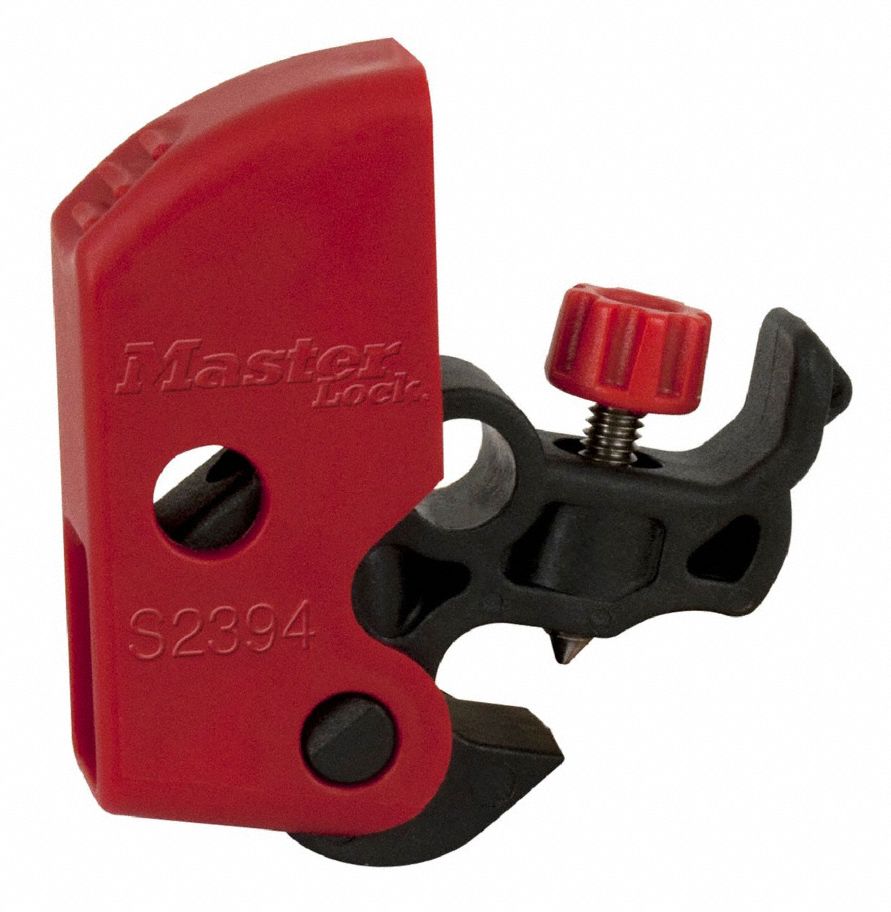 MASTER LOCK ISO-DIN Universal Lockout Device, 120/277, Clamp-On with ...
