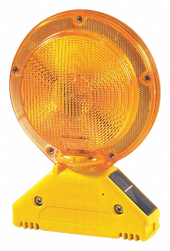 CHECKERS BARRICADE LIGHT SOLAR 1 SIDED RED - Traffic Barricades ...