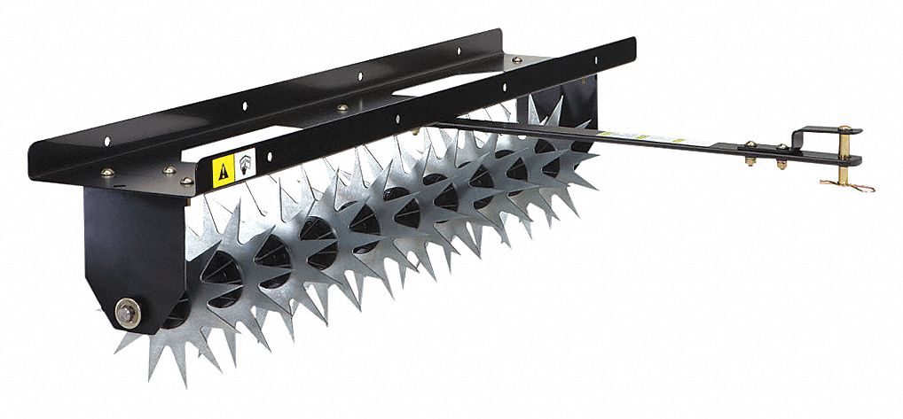 BRINLY HARDY SPIKE AERATOR, 40 IN, 132 SPIKES, HITCH SLEEVE, CAP 110 LB ...