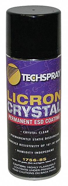 TECHSPRAY Licron Crystal Coating, 8 oz., ESD Safe - 32LE87|1756-8S ...
