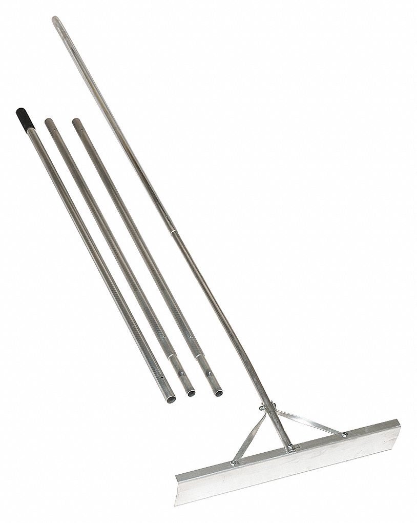 MIDWEST RAKE SNOW ROOF RAKE, 4 SECTION TELESCOPING HANDLE, 16 FT X 24 X ...