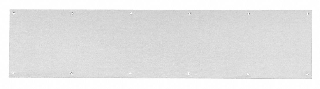 IVES Door Protection Plate, Stainless Steel, Armor, 6 in Height, 34 in ...