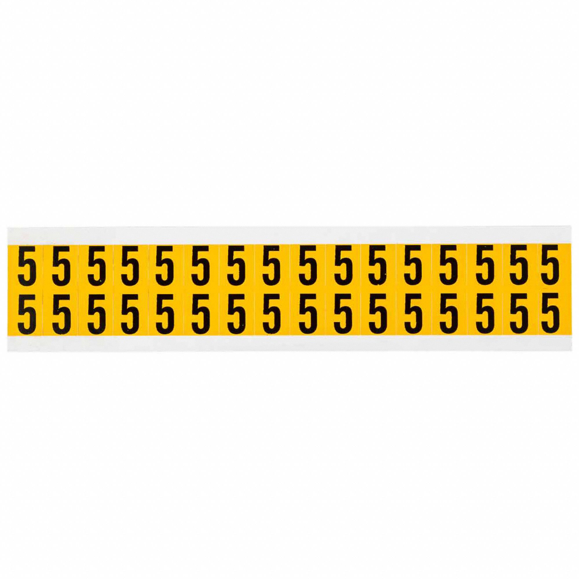 5/8 in Character Ht, Indoor/Outdoor, Number Label - 32ME10|1520-5 ...