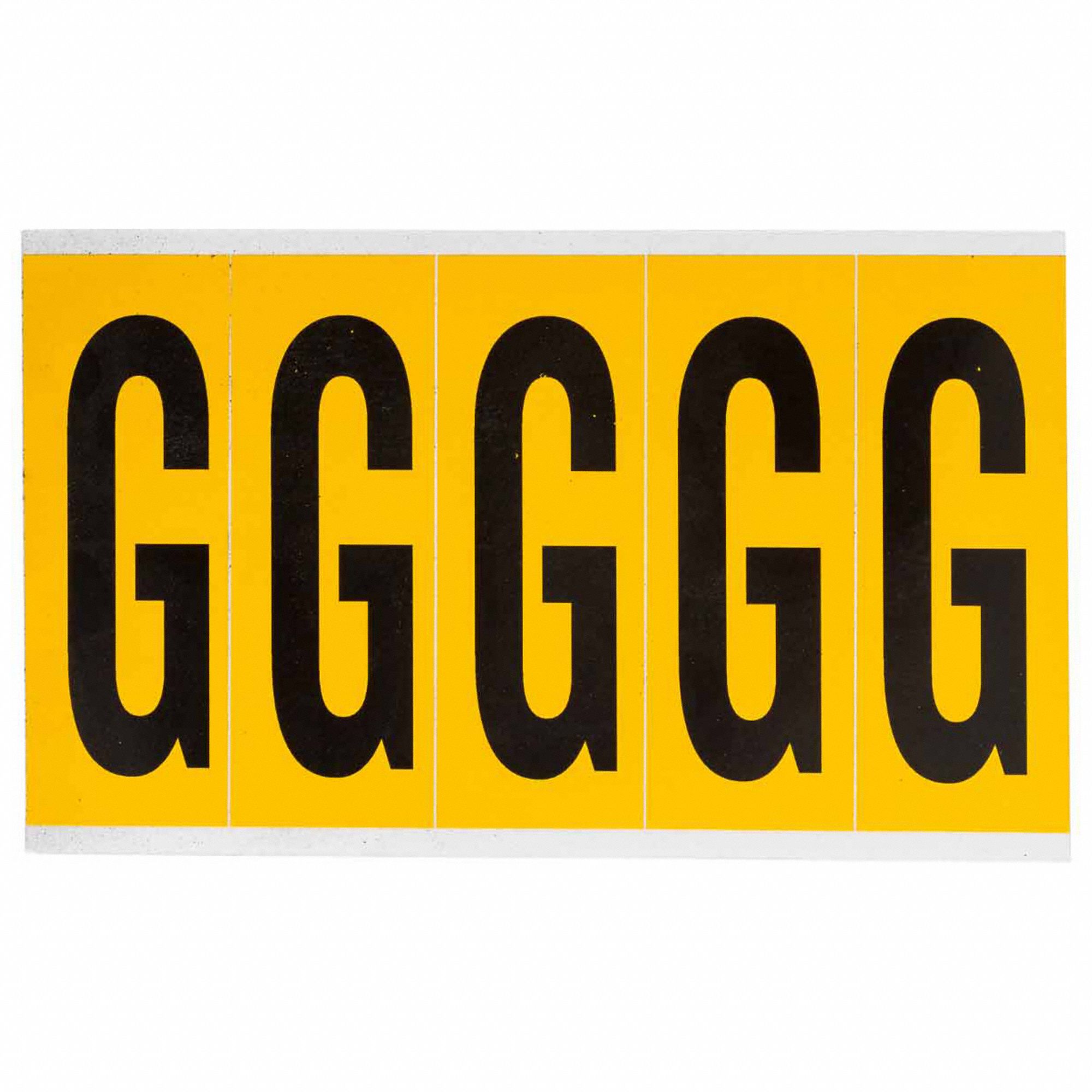 3 7/8 in Character Ht, Indoor/Outdoor, Letter Label - 32MF20|1560-G ...