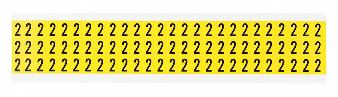 BRADY NUMBER/LETTER 3410-2 - Letters and Numbers - BDY3410-2 | 3410-2 ...