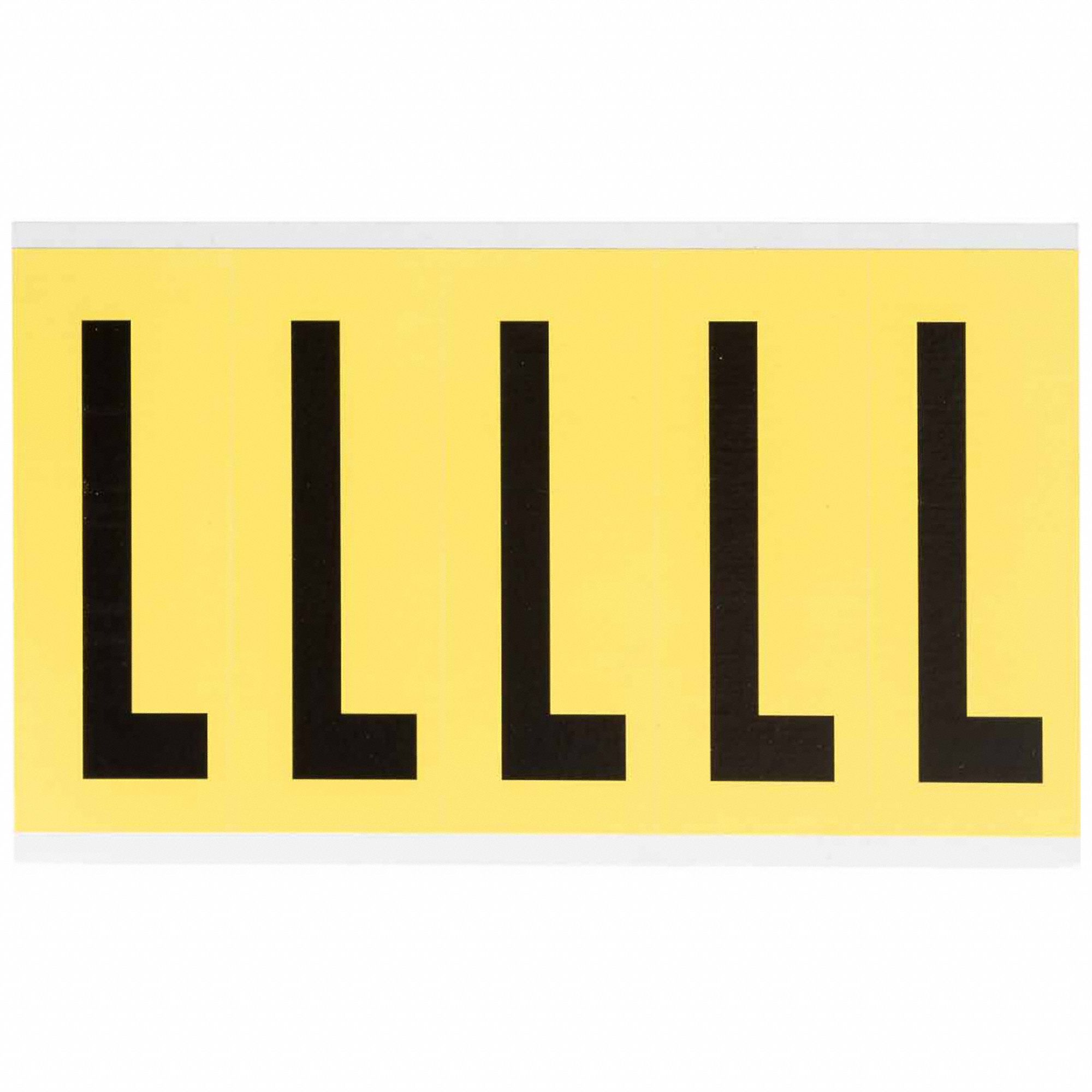 4 in Character Ht, Indoor Only, Letter Label - 32MG33|3460-L - Grainger
