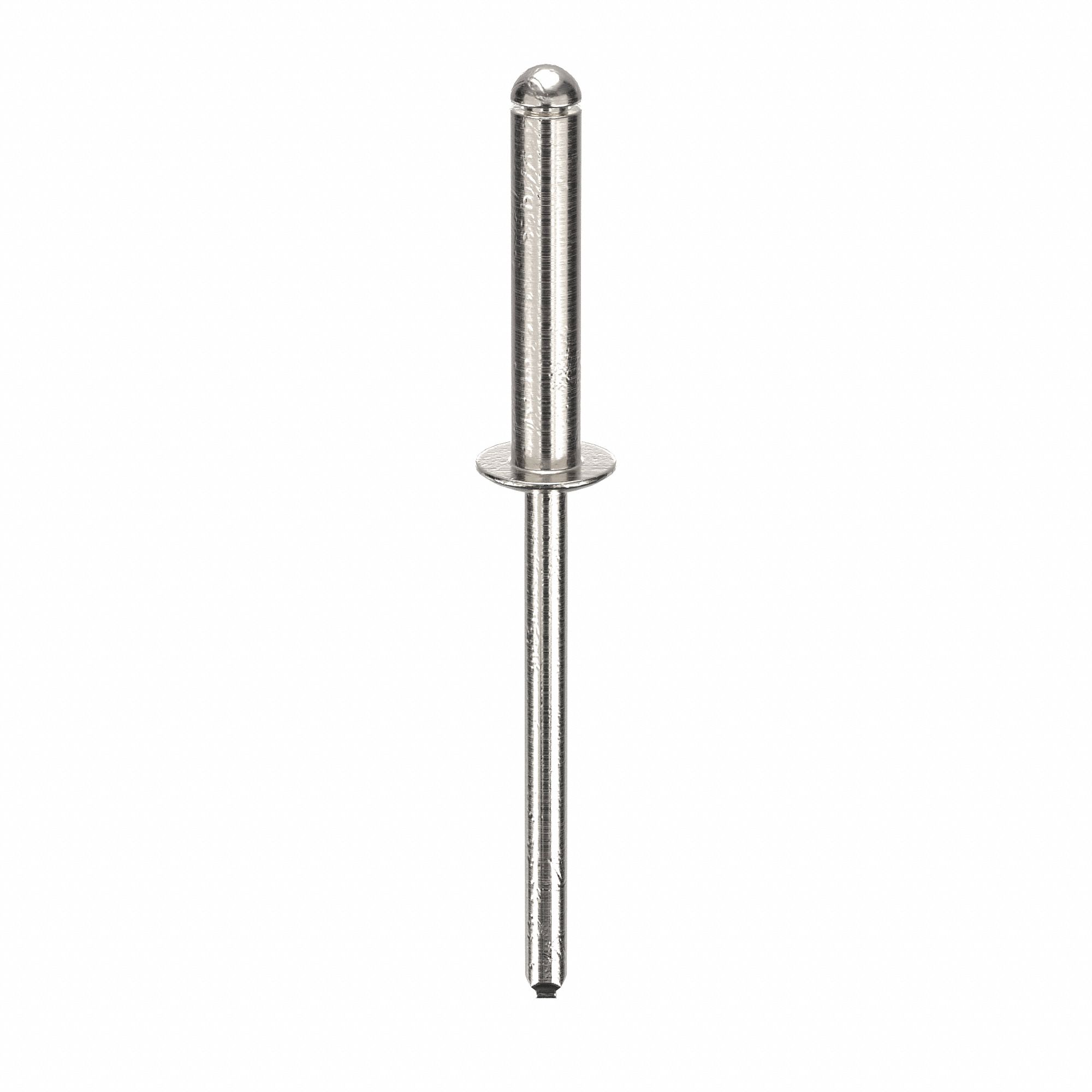 Inch, 2 3/32 in Overall Lg, Blind Rivet,2 1/10" L,0.156" dia,PK500 ...