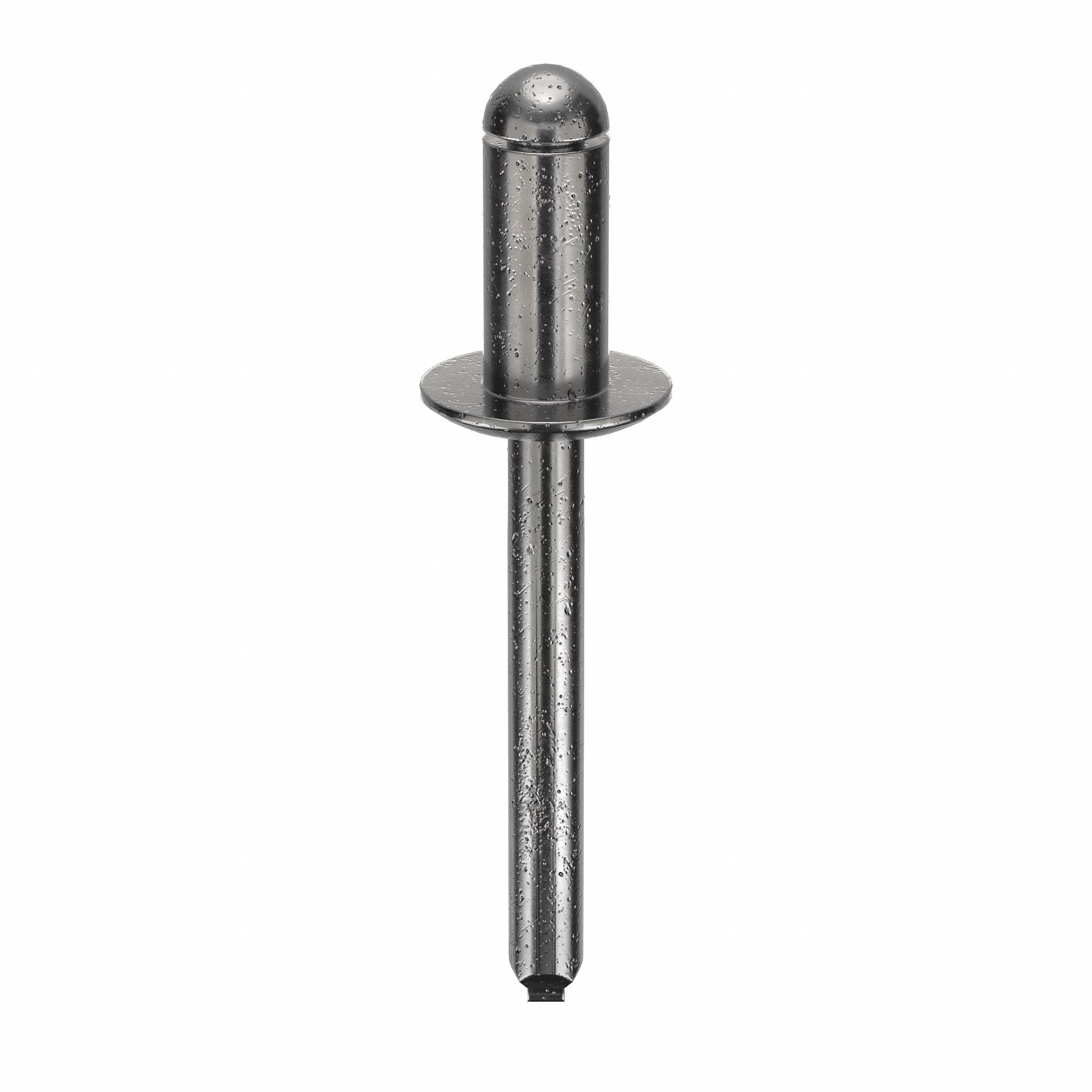 Inch, 1 53/64 in Overall Lg, Blind Rivet,1 44/53" L,1/4" dia,PK100 ...