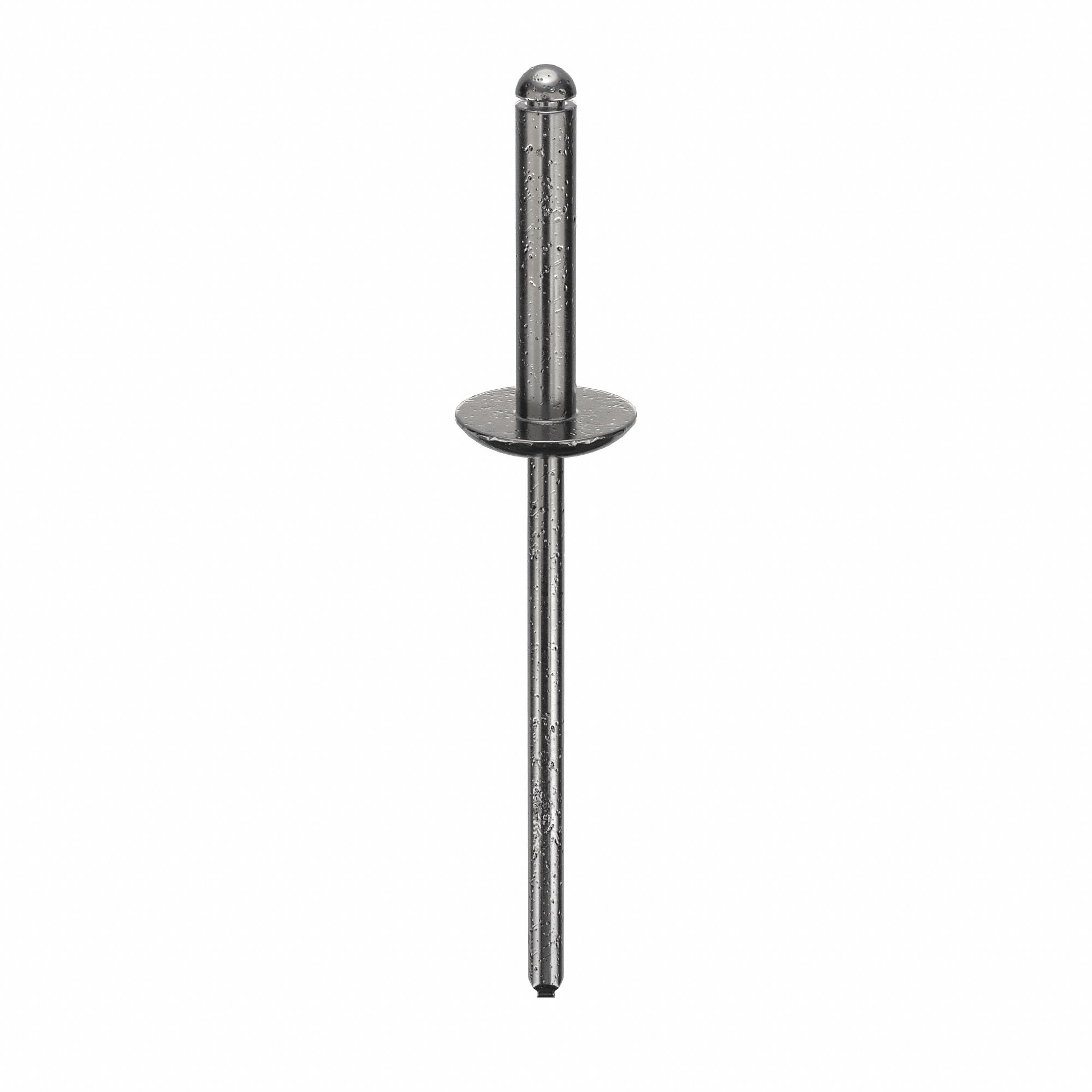 Inch, 1 31/32 in Overall Lg, Blind Rivet,1 55/57" L,1/8" dia,PK500 ...