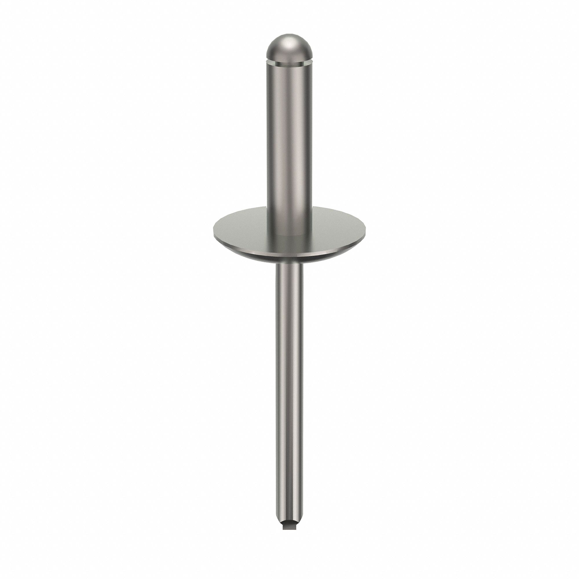 Inch, 2 3/64 in Overall Lg, Blind Rivet,2 1/24" L,0.188" dia,PK250 ...