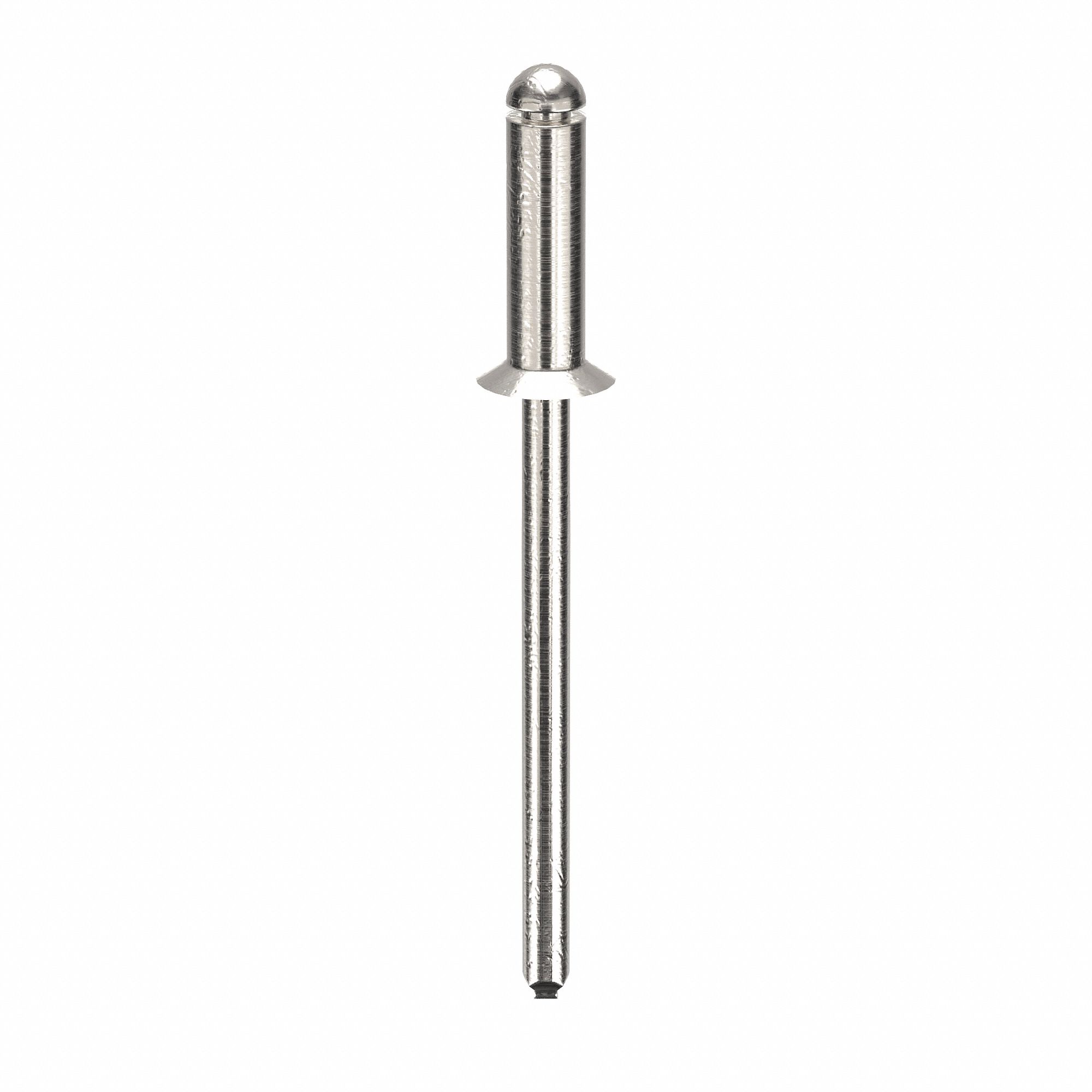 Inch, 1 31/64 in Overall Lg, Blind Rivet,1.481" L,0.125" dia,PK500 ...