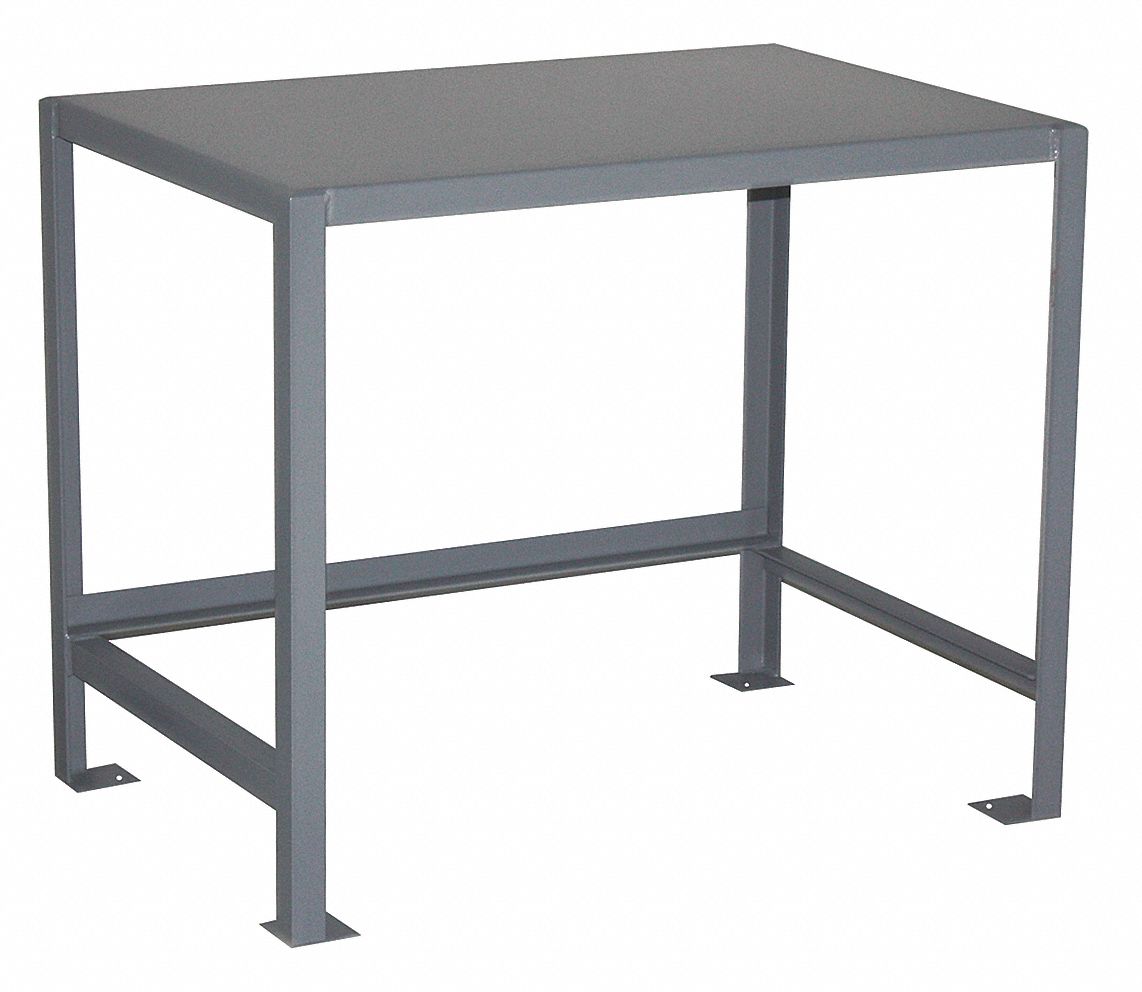 JAMCO Fixed Height Work Table, Steel, 24 in Depth, 30 in Height, 48 in ...