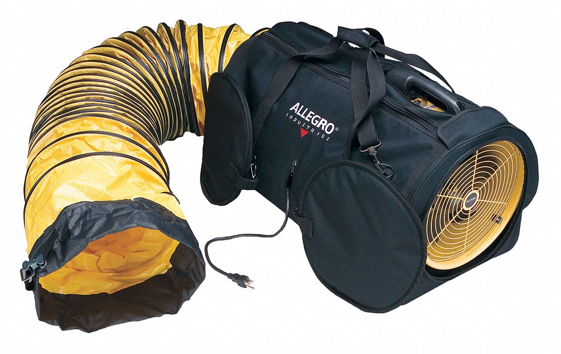 ALLEGRO, 120 V AC, 12 in Duct Dia, Confined Space Blower - 32MZ57|9535 ...