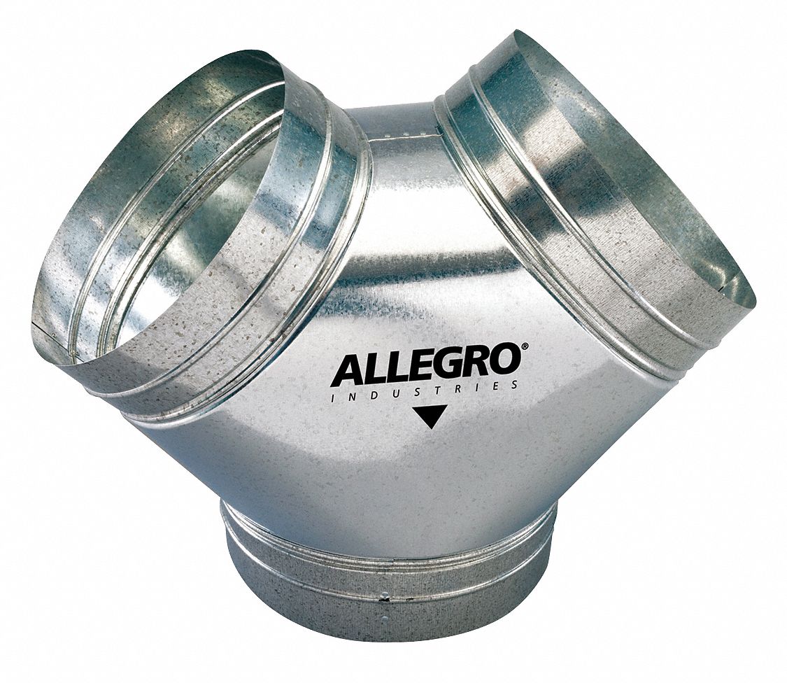ALLEGRO Duct to Duct Connector, 12 in Outlet Size, 12 in Width ...