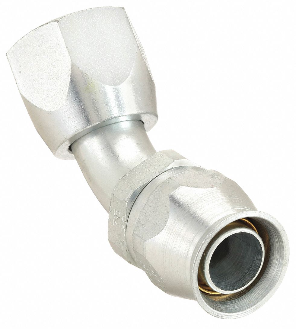 -12 For Hose Dash Size, 1-1/16 in x 3/4 in Fitting Size, Hydraulic Hose ...