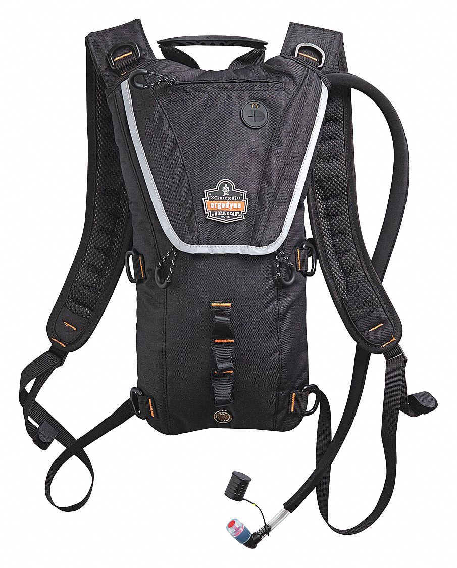 CHILL-ITS BY ERGODYNE, Black, 3 L Fluid Capacity, Hydration Pack ...