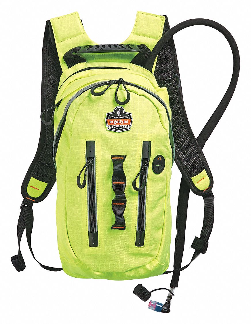 CHILL-ITS BY ERGODYNE, High-Visibility Lime, 2 L Fluid Capacity ...