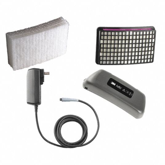 3M Battery Kit: Adflo, Rechargeable, Lithium Ion, Battery Kit - 32NC23 ...