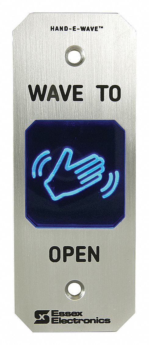 ESSEX, 4 1/2 in Ht, 1 1/4 in Dp, Wave-to-Open Touch Plate - 32NF30|HEW ...