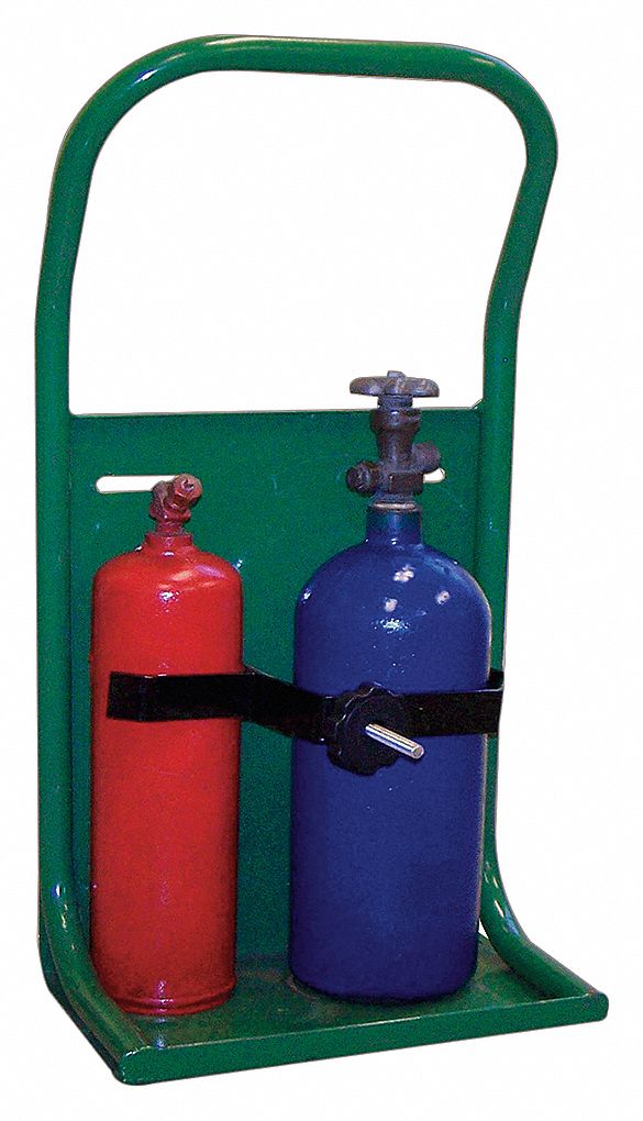 SAFTCART WELDING TORCH STAND, 2 CYLINDER, FOR 3½ IN TO 8 IN DIAMETER ...
