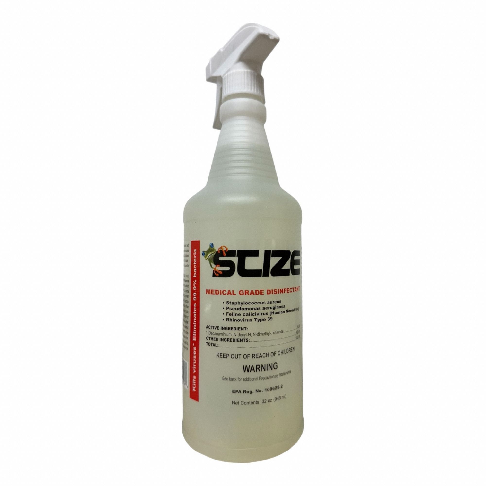 STIZE, 32 oz Container Size, Liquid, Medical Disinfectant - 843RD7 ...