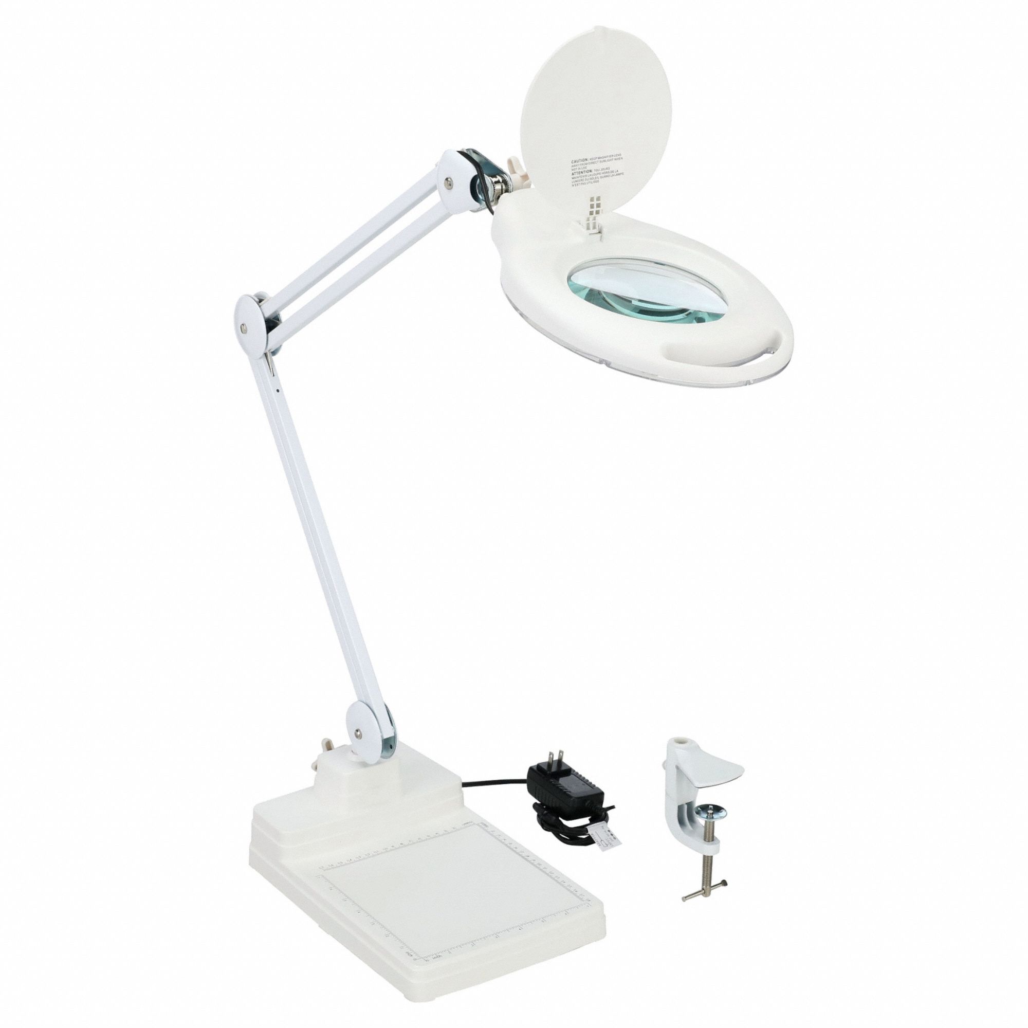 LED, 1.75x, Round Magnifier Light - 32PE54|32PE54 - Grainger