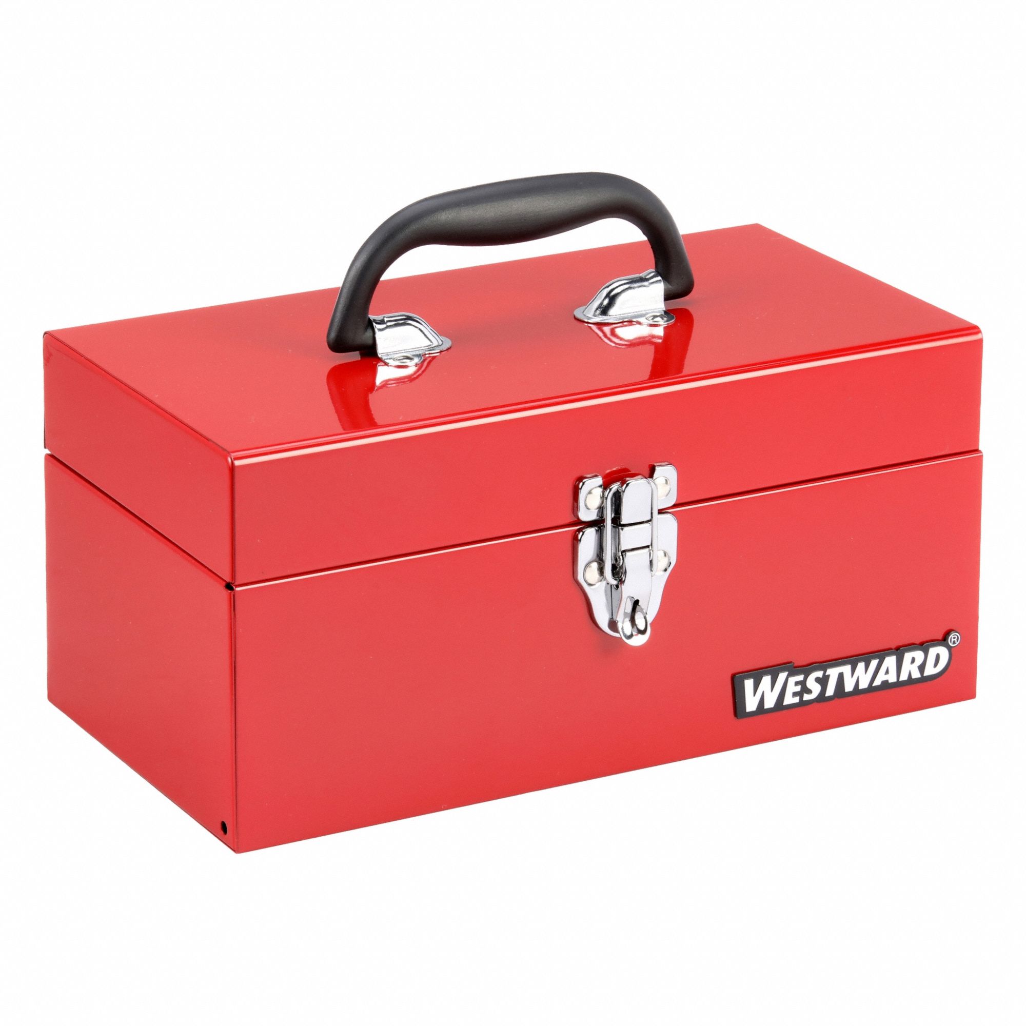 WESTWARD, 11 in W 6 1/2 in D 5 1/2 in H, Steel, Tool Box - 32PK25 ...