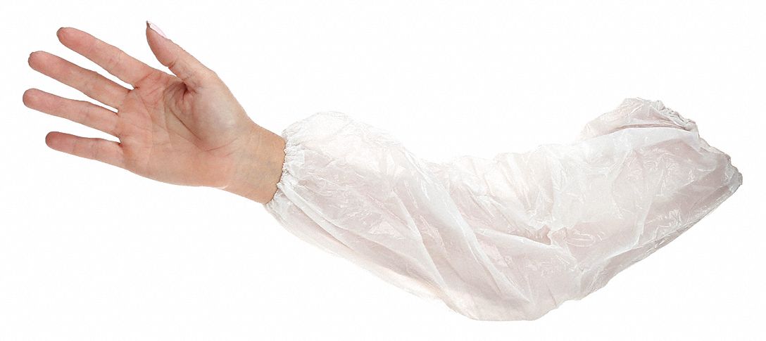 18 in Overall Lg, Sewn Seam, Chemical Resistant Sleeves - 34UJ71|2418PE ...