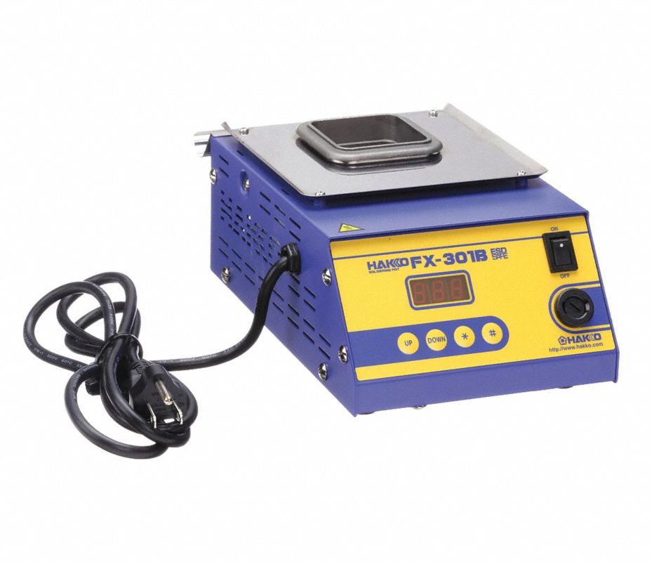 HAKKO Crisol de Soldadura,Digital,120VCA,290W - 32TV28 | FX301B-03 ...