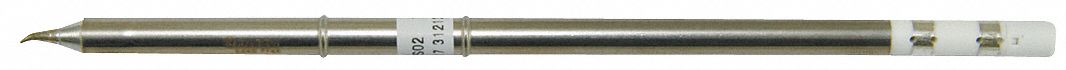 HAKKO Soldering Tip: T15 Series, Bent Conical, 0.4 mm W, 1.6 mm Lg ...