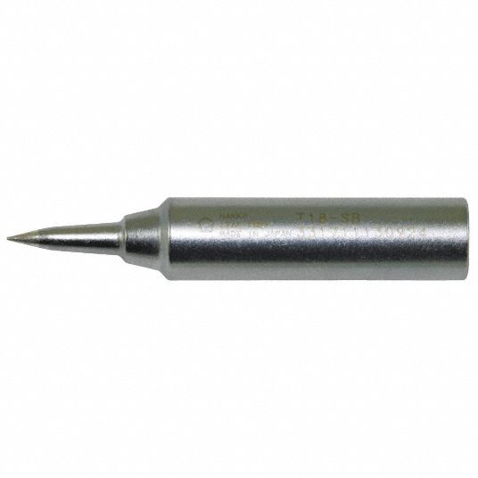 HAKKO, T18 Series, Conical, Soldering Tip - 32TW15|T18-SB - Grainger