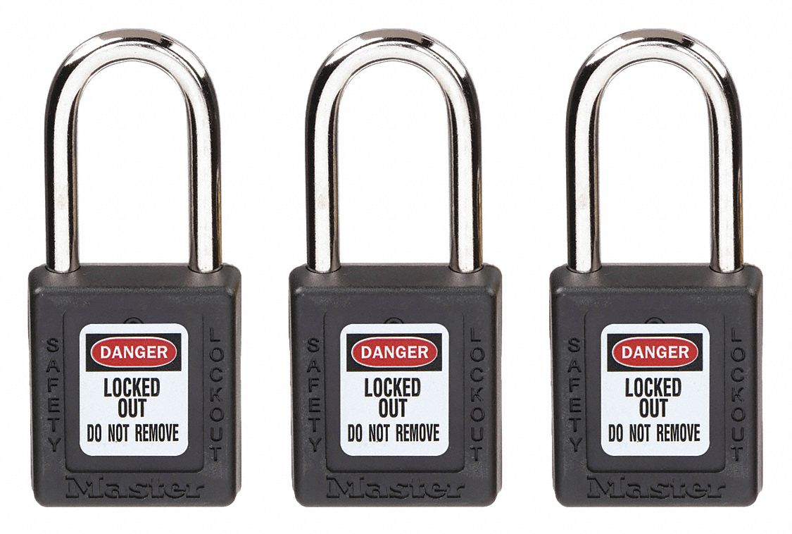 MASTER LOCK, Keyed Alike, Thermoplastic, Lockout Padlock - 32U991 ...