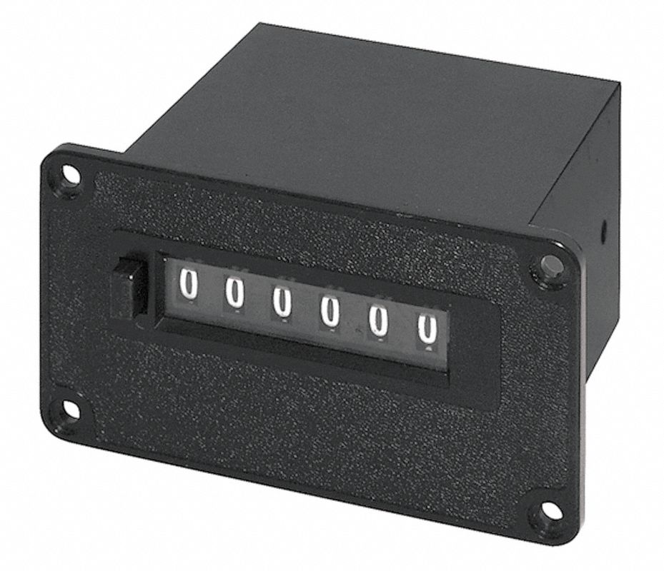 DAYTON Contador Electromecánico, Montaje Panel, Número de Dígitos: 6 ...