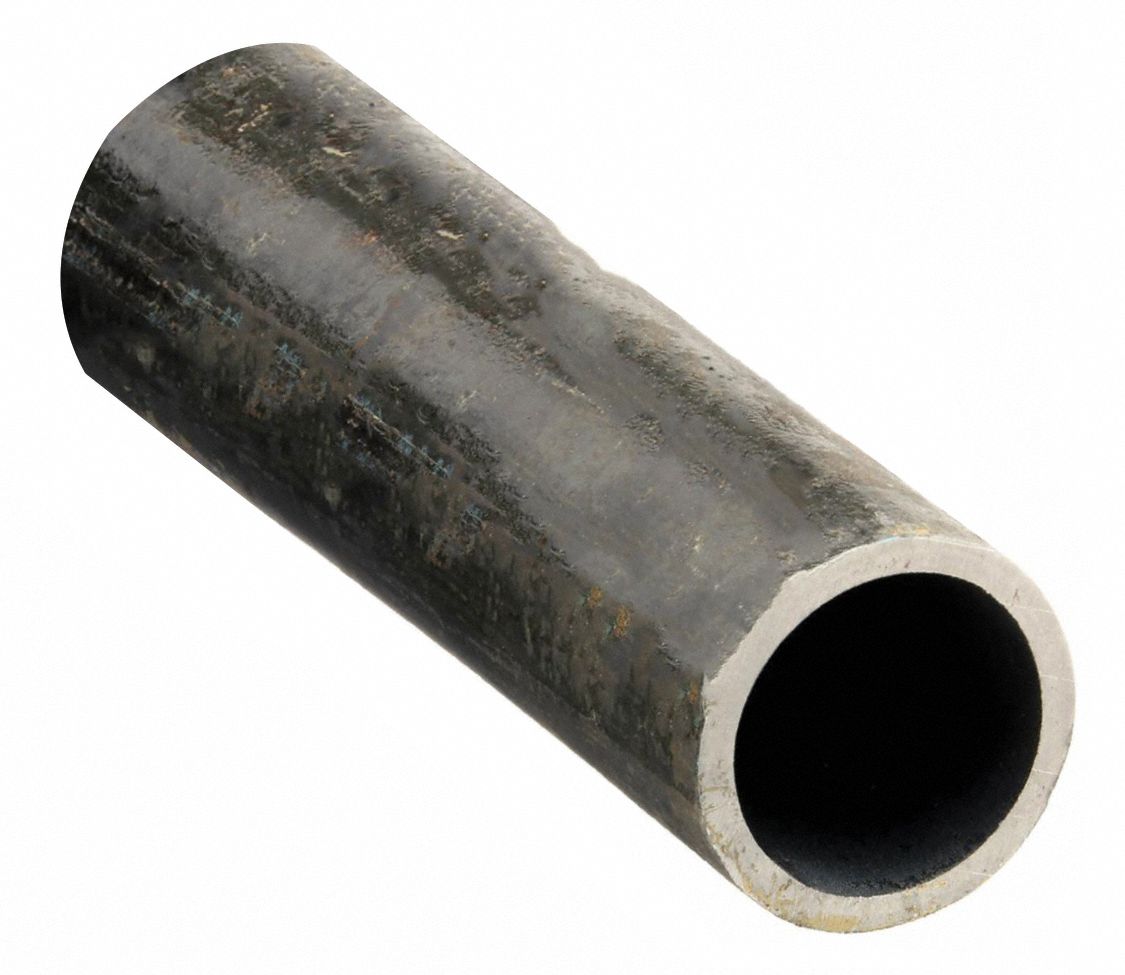 BECK Pipe: Black Anodized Steel, 2 1/2 in Nominal Pipe Size, 6 ft ...