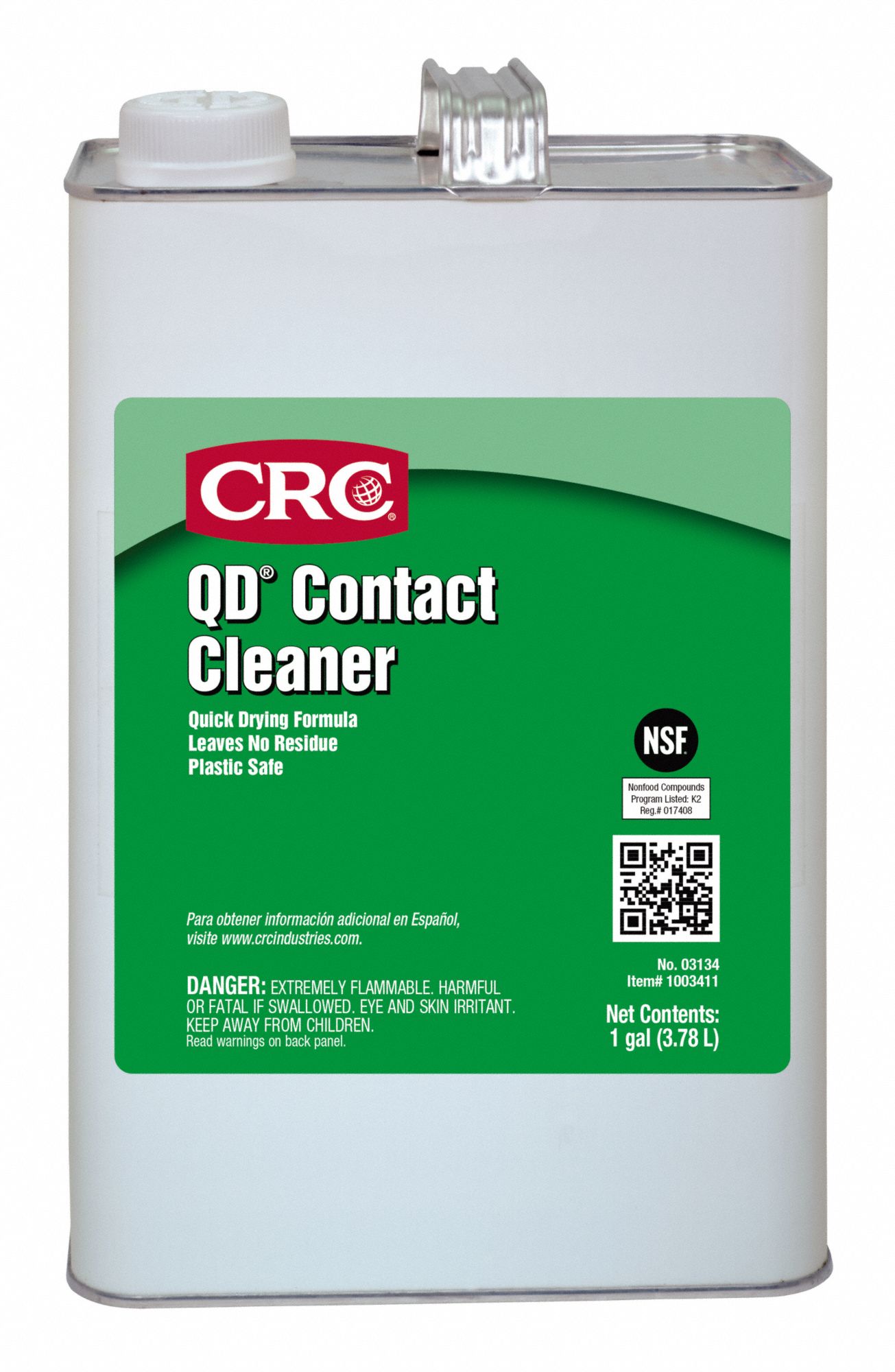 CRC, Non-Aerosol Can, 1 gal, Contact Cleaner - 32UN58|03134 - Grainger