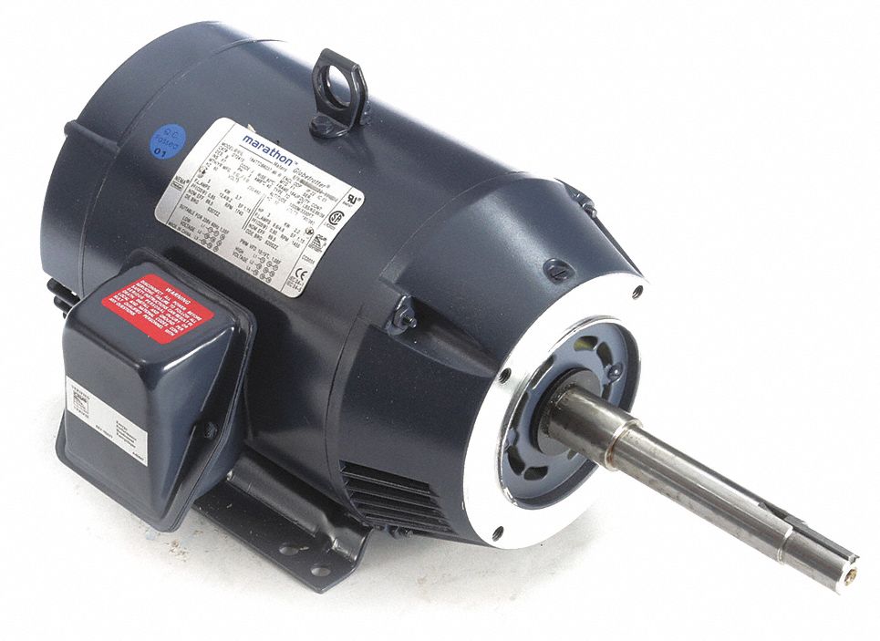 MARATHON MOTORS, Open Dripproof, Face/Base Mounting, Close-Coupled Pump ...