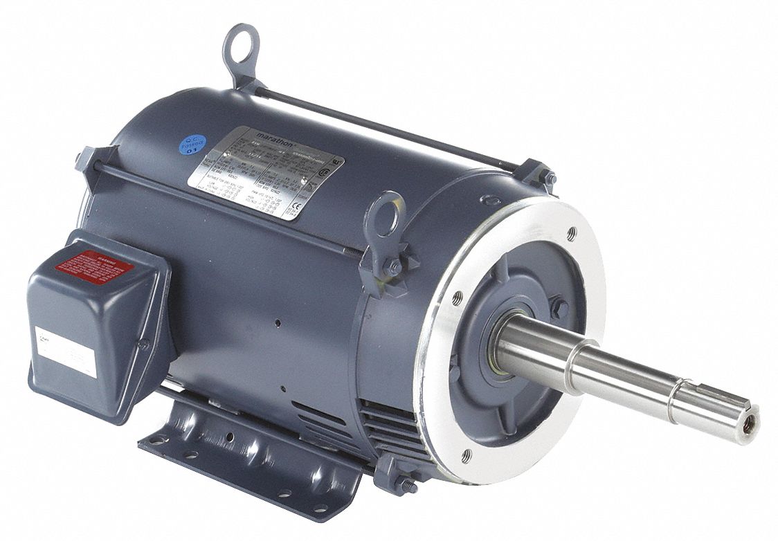 MARATHON MOTORS, Open Dripproof, Face/Base Mounting, Close-Coupled Pump ...