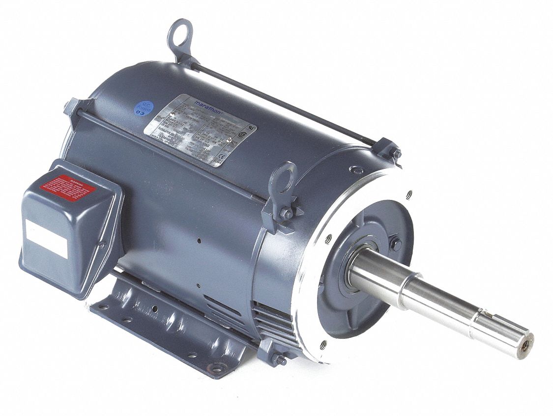 MARATHON MOTORS, Open Dripproof, Face/Base Mounting, Close-Coupled Pump ...
