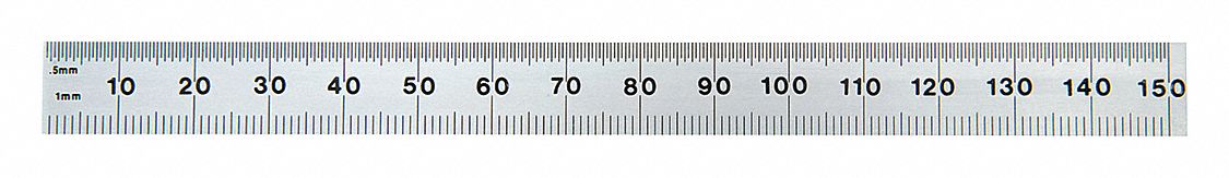 Flexible Rule,SS,Metric,6 in. L - Grainger