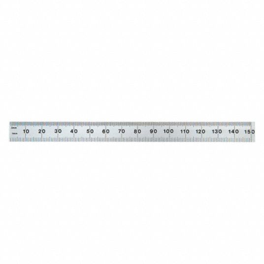 Flexible Rule,SS,Metric,6 in. L - Grainger