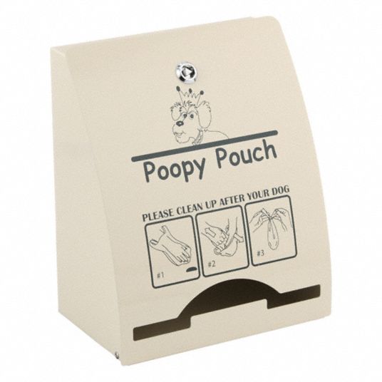 POOPY POUCH, 10 1/2 in Overall Ht, 5 1/2 in Overall Wd, Pet Waste Bag ...
