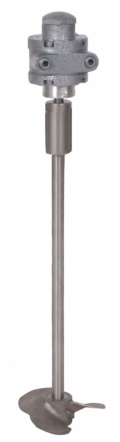 DAYTON, 1/8 in Female NPT Inlet, Top, Agitator Air Mixer - 32V131 ...