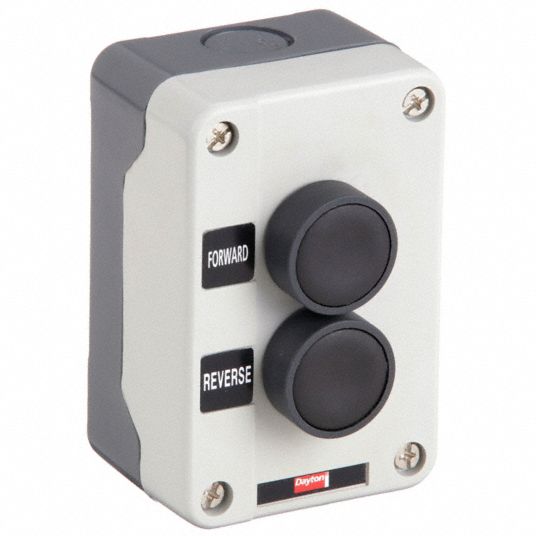 DAYTON, (2) Push Buttons, 0 Pilot Lights, Control Station - 32W268 ...