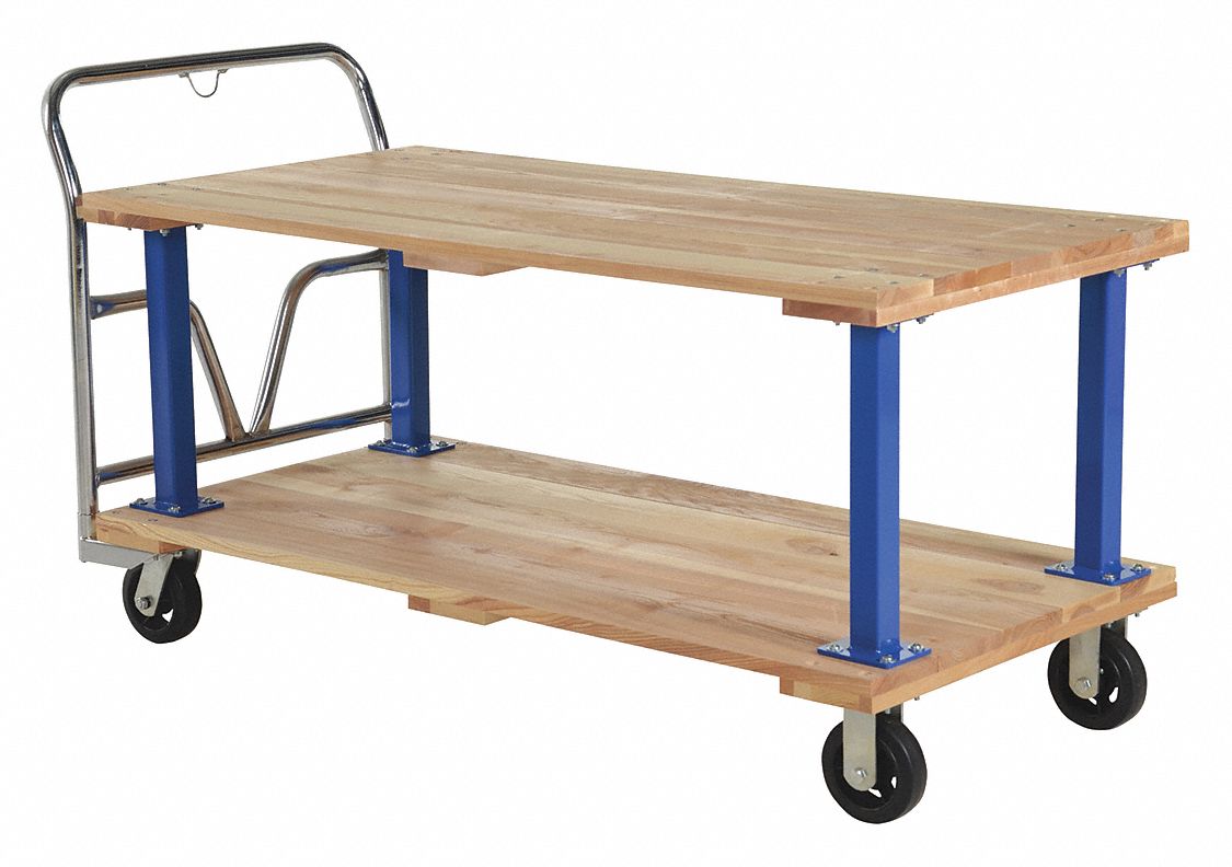 VESTIL, Platform Truck - Double Decker Cart - 32W945|VHPT/D-3060 - Grainger