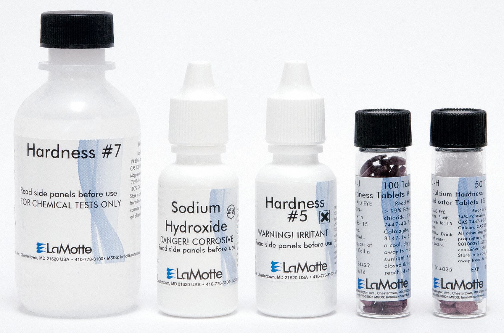 Lab, 0-200 ppm/4 ppm CaCO3, Total Hardness Test Kit - Calcium ...