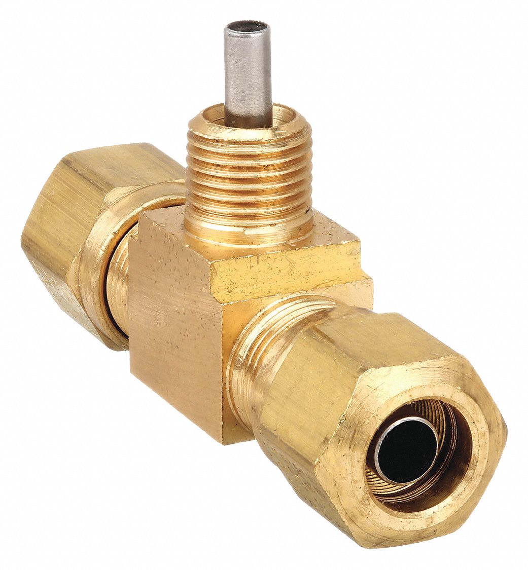 TRAMEC SLOAN UNION TEE,COMPRESSION,BRASS - Compression Tees, Wyes, and ...